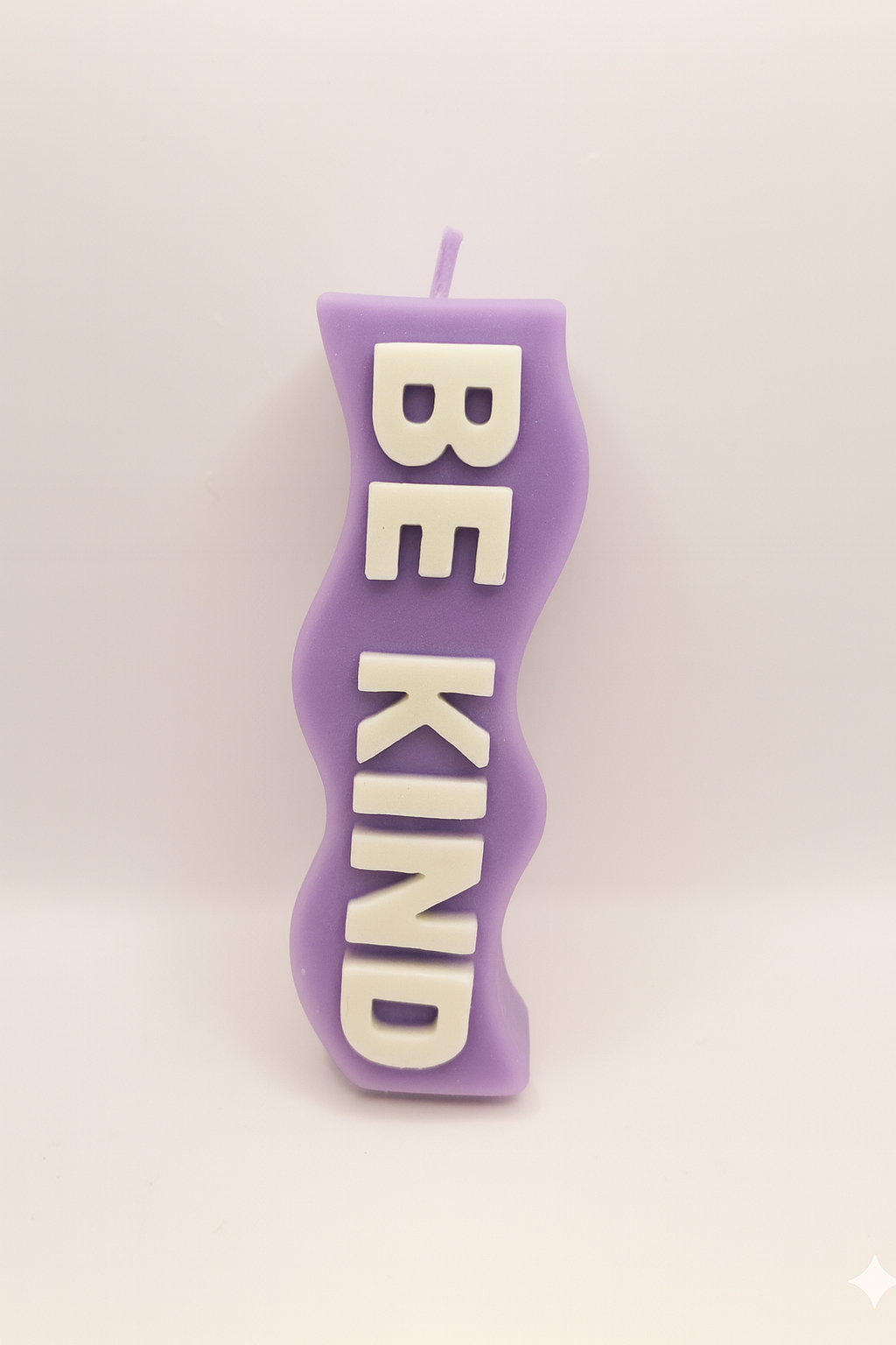 Purple Be Kind Candle Inspirational Kindness Decor for Calm & Serenity ...